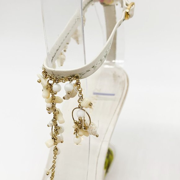 Zimmermann | Shoes | Zimmermann Goldentime Wedge Heels Pink Floral ...